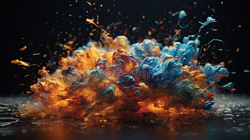 Intense Colors Burst in a Dynamic Simulation of Motion at a Creative ...