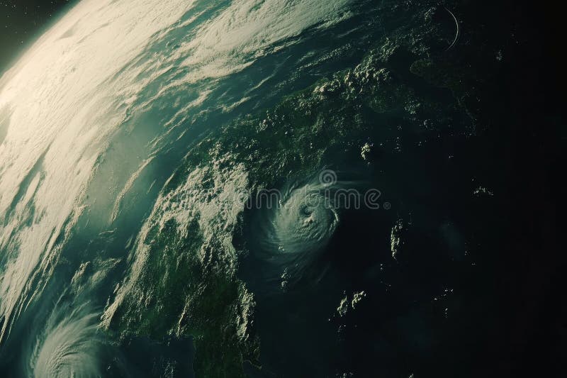 An Intense Cyclone Forms Above the Sea during the Sunset Hours ...