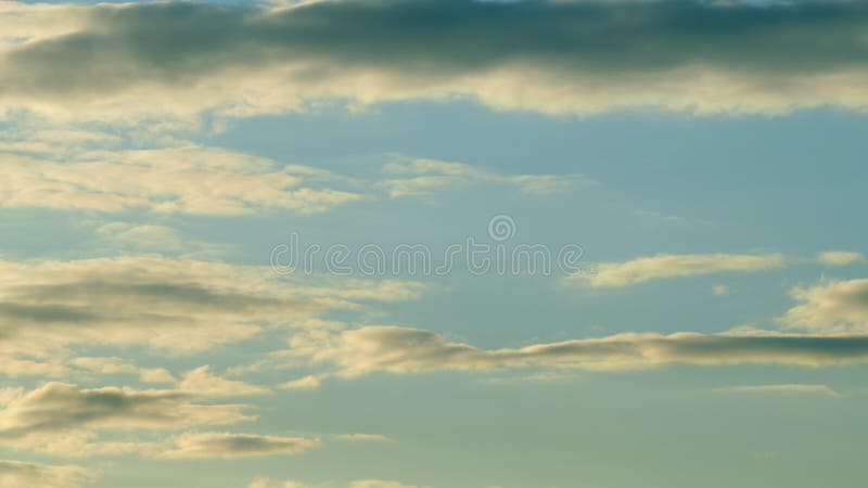 Intense Dramatic Panoramic Sunset. Abstract Different Shades Clouds at ...