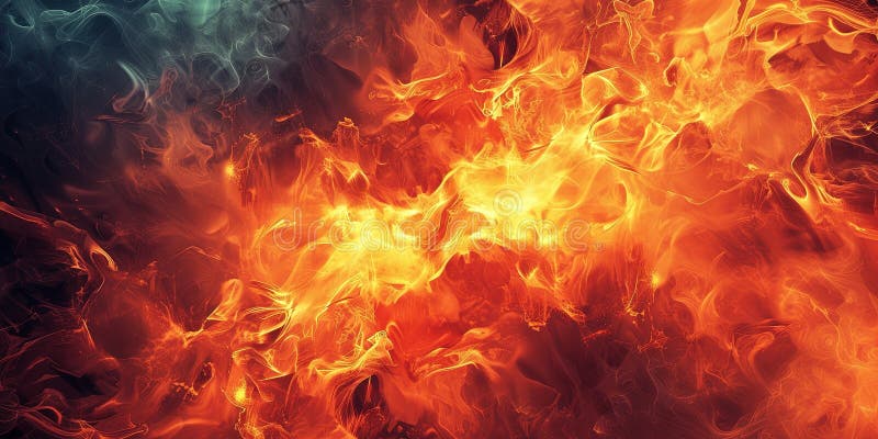 Intense and Dynamic Abstract Texture with Fiery, Aggressive Elements ...