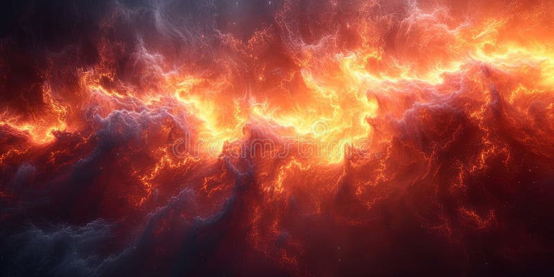 Intense and Dynamic Abstract Texture with Fiery, Aggressive Elements ...