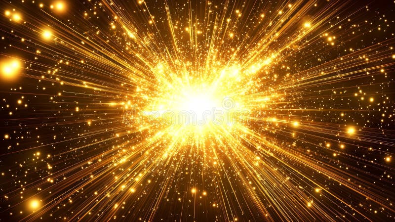 An Intense Eruption of Yellow Particles Bursts Forth from the Core ...