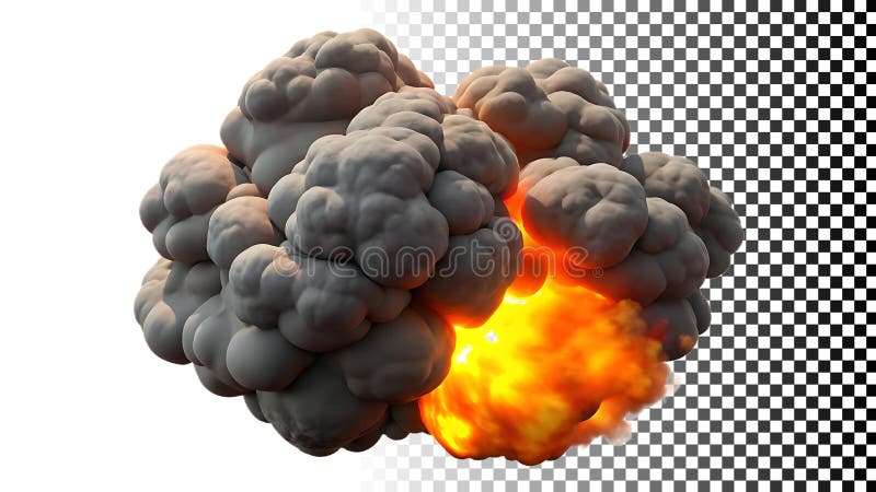 Fire Explosion, Burst Effect for Danger and Dramatic Scenes in Action ...