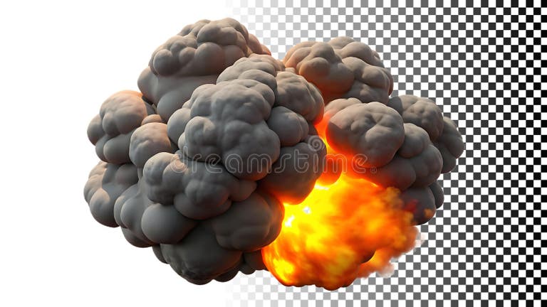 Fire Explosion, Burst Effect for Danger and Dramatic Scenes in Action ...