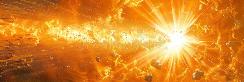 Intense Flames Engulf a Spherical Mass Forming a Mesmerizing Fireball ...