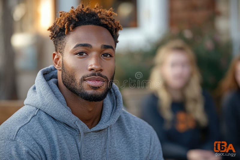 Intense Focus and Connection in a Supportiv Stock Illustration ...