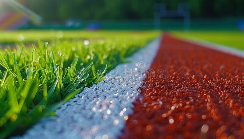 Intense Focus Sprinter S Close Up at Starting Line, Summer Olympics ...