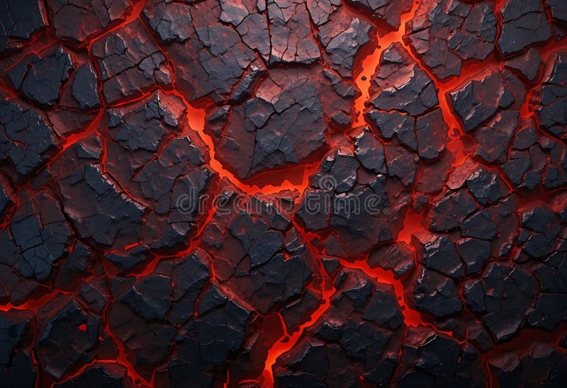 Intense Heat Radiates from Scorched Earth, Creating a Visual Symphony ...