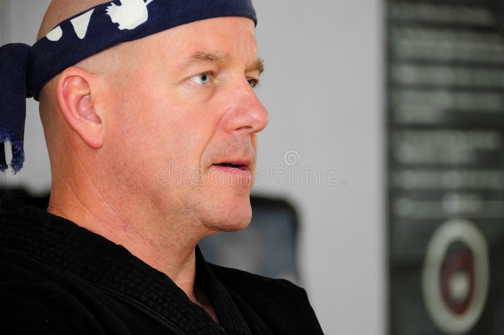 Intense Karate Master stock photo. Image of intensity - 5583556