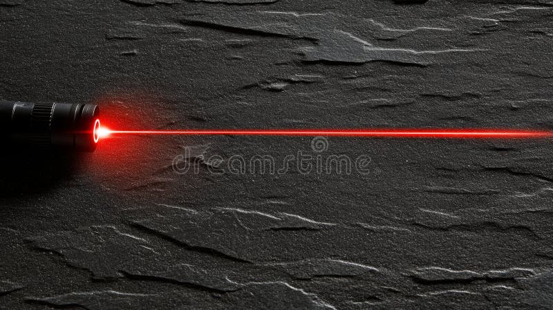 Intense Laser Beam Piercing through Darkness, a Captivating Display of ...
