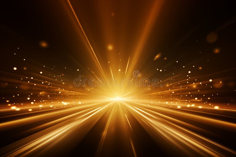Intense Light Burst with Radiating Golden Beams and Floating Particles ...