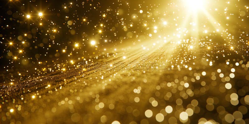 Intense Light Illuminates Dark Backdrop Stock Illustration ...