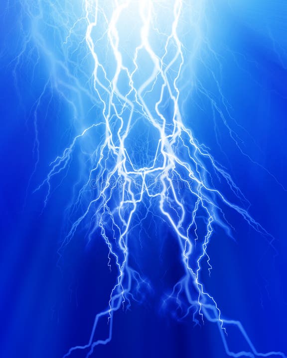 Intense lightning stock illustration. Illustration of lightning - 4677986