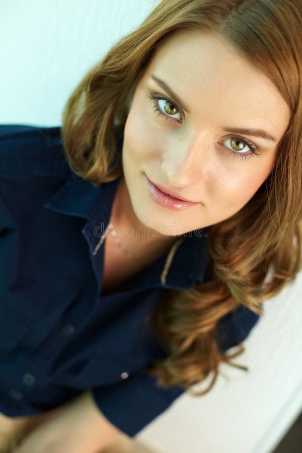 Intense look stock image. Image of lady, female, glancing - 28708161