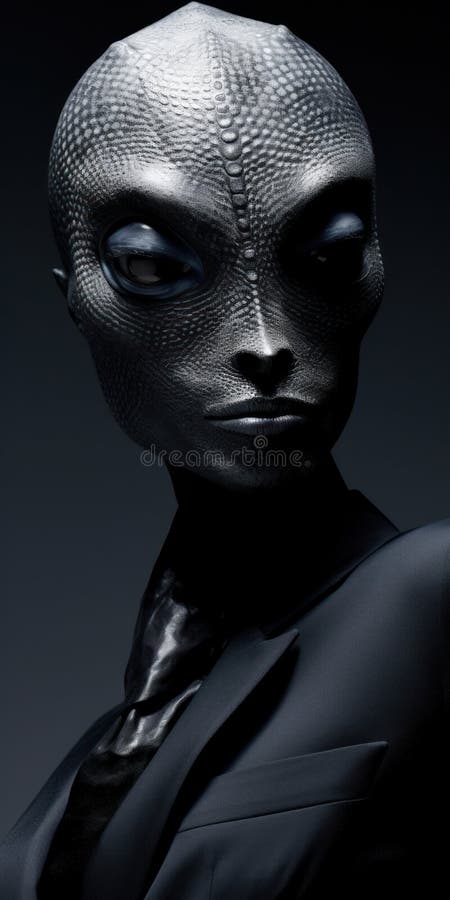 The Intense Look of a Sophisticated Close-Up AI Generated Stock ...