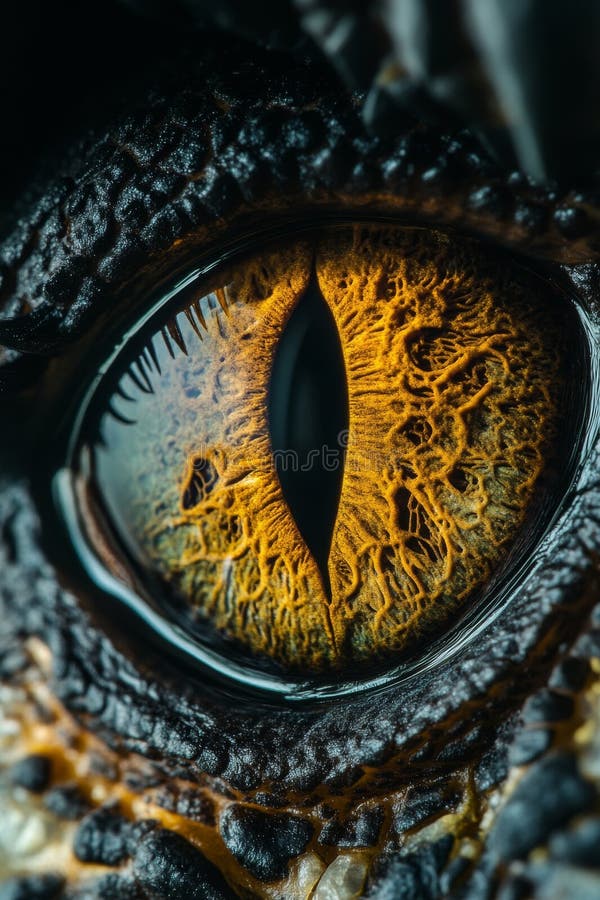 An Intense Macro Close-up of a Surreal Eye, Featuring an Iris that ...