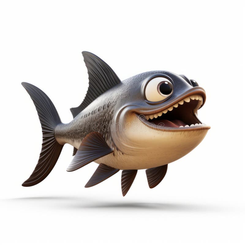 Intense Movement Expression: 3d Cartoon Fish from Dolphin S Tale Stock ...