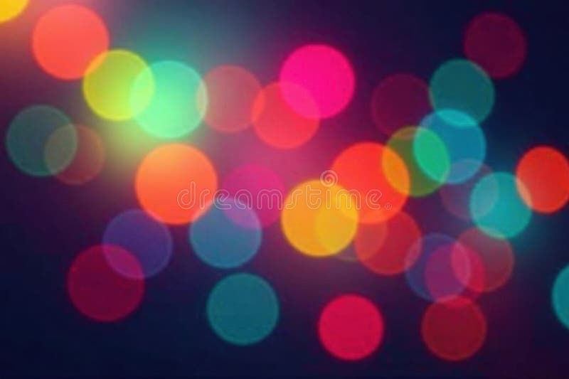 Intense Multicolored Circles, Blurred, High Contrast, Overlay ...