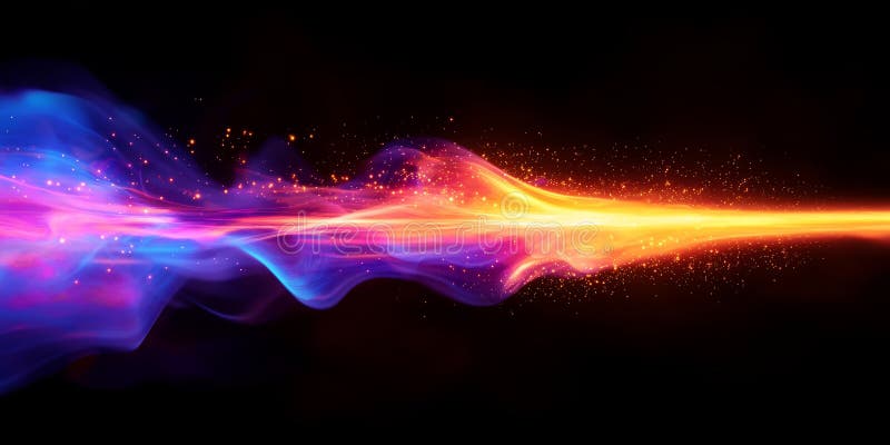 Intense Plasma Streak with Flickering Light Particles, Spreading ...