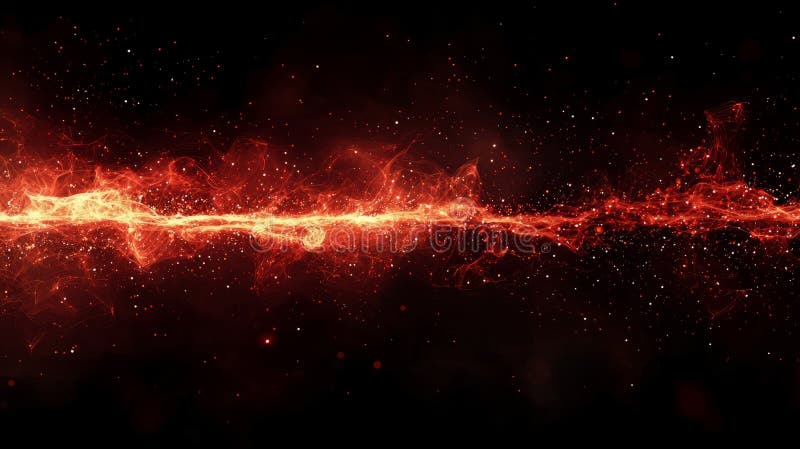 Intense Plasma Streak with Flickering Light Particles, Spreading ...