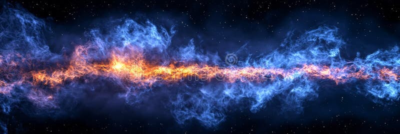 Intense Plasma Streak with Flickering Light Particles, Spreading ...