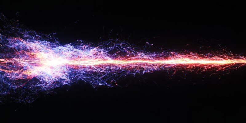 Intense Plasma Streak with Flickering Light Particles, Spreading ...