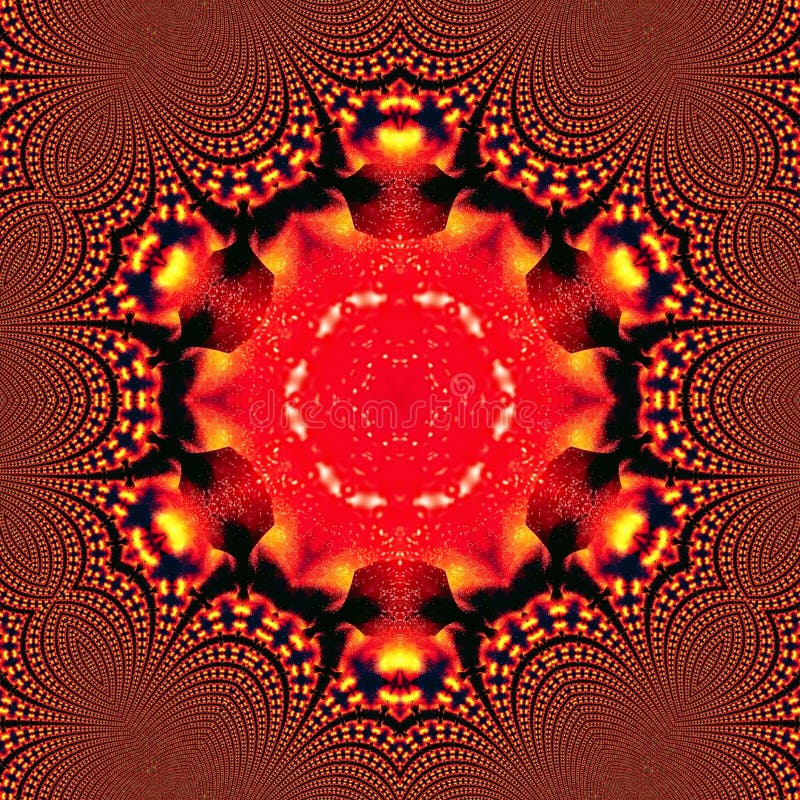 Intense Red Black Abstract Background Blurred Shapes Stock Image ...