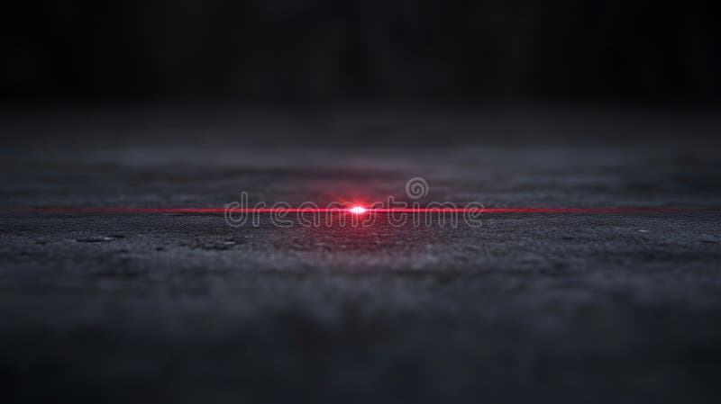 Intense Red Laser Beam Illuminating a Textured Surface, Study in Light ...