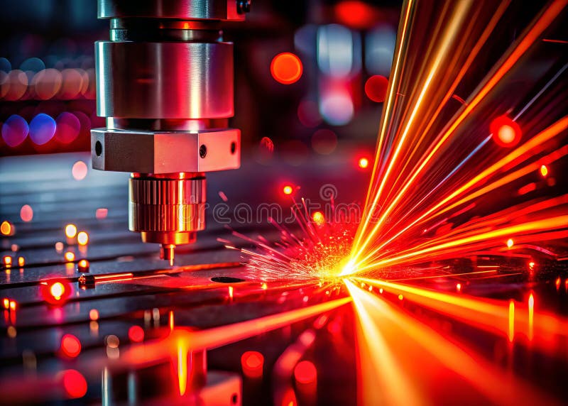 Intense Red Laser Beam a Powerful Visual Demonstration of Optics and ...