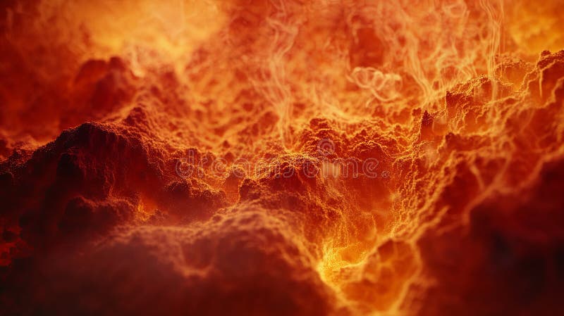 Intense Red-orange Texture Layering, Heat Building in Form . Stock ...