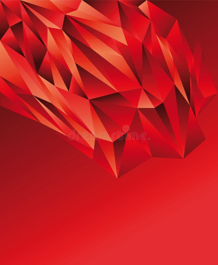 Modern Crystal Blue Prism Background Stock Illustration - Illustration ...