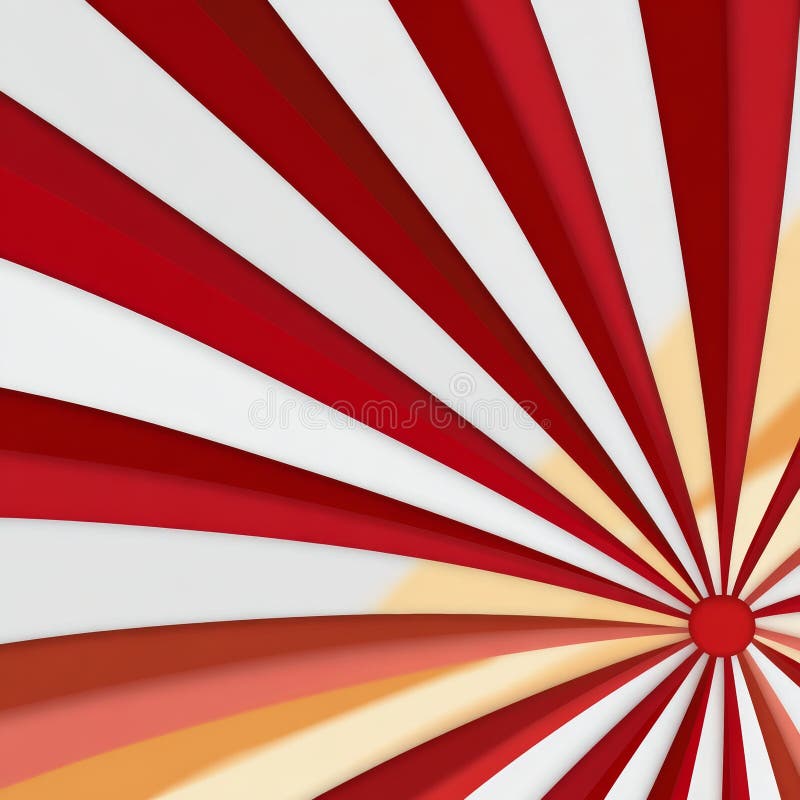 Intense Red and White Radial Background Design Featuring Vibrant ...