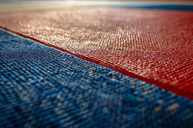 Intense Summer Olympics Competition Close Up of Judo Mat Symbolizing ...