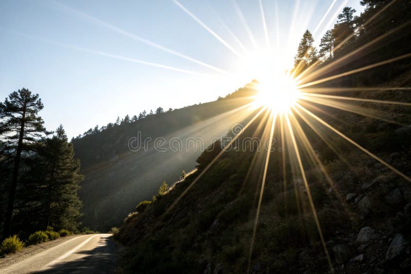 Sunlight Overlay on Black stock illustration. Illustration of dark ...