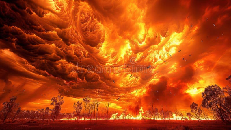 Dramatic Firestorms Stock Illustrations – 12 Dramatic Firestorms Stock ...