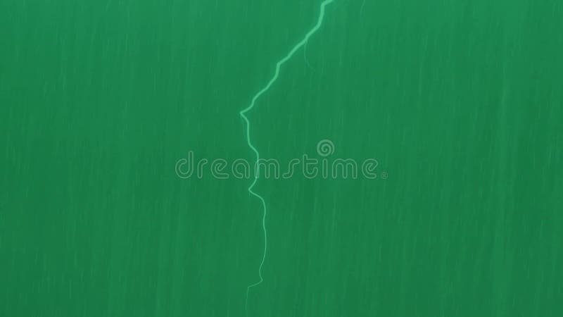 Intense Thunderstorm Effects with Bright Lightning and Pouring Rain on ...