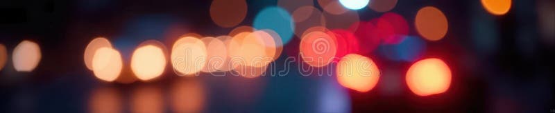 Intensely Blurred Circular Lights, Bokeh Effect, Shallow Depth of Field ...