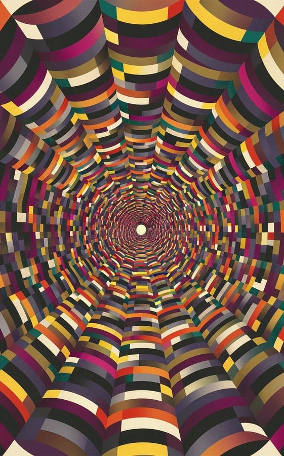 Colorful Autostereogram Pattern Stock Illustrations – 5 Colorful ...