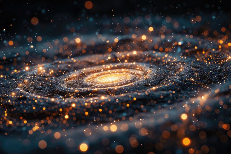 Intensely Packed Spiral of Glowing Stars in a Mesmerizing Cosmic ...