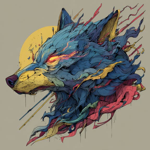 Primal Glow stock illustration. Illustration of sculpture - 401093019