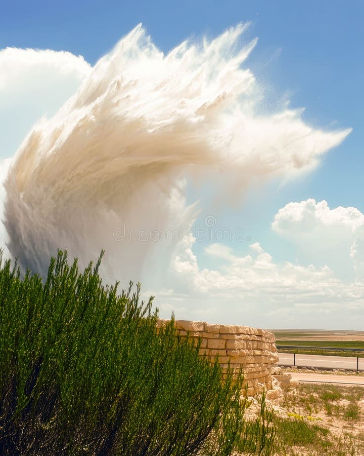 Intensity of Nature Captured during a Powerful Storm in the Open ...
