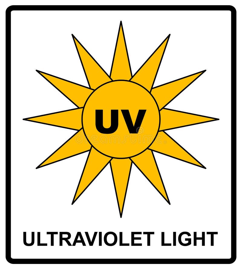 Intensity Ultraviolet Light Protect Your Eyes UV Stock Vector ...