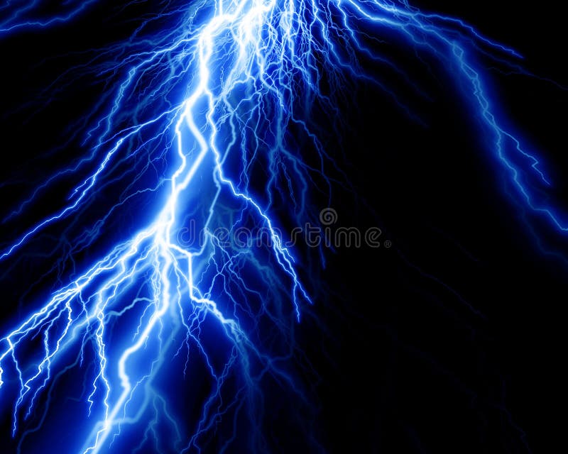 Intensiva blixtar stock illustrationer. Illustration av elektricitet ...