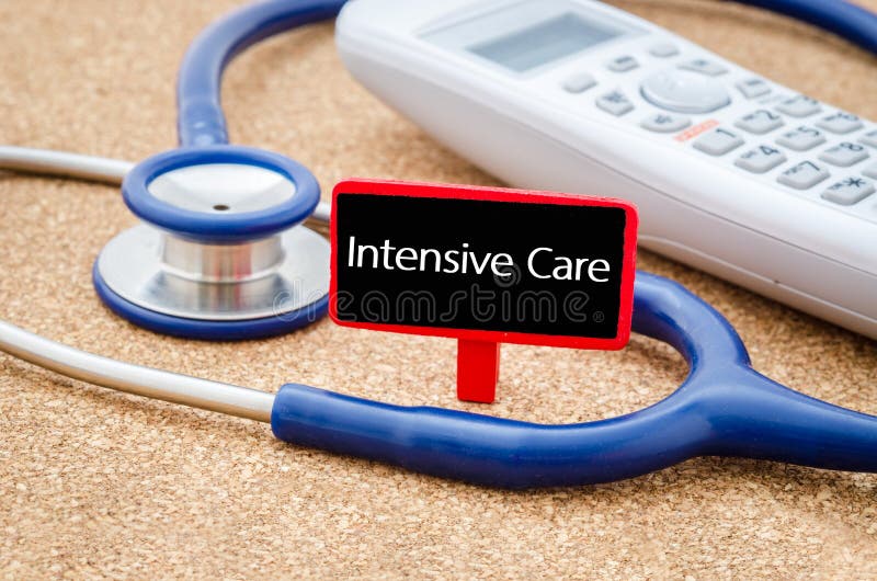 Intensive care words. stock photo. Image of scrubs, message - 71651398
