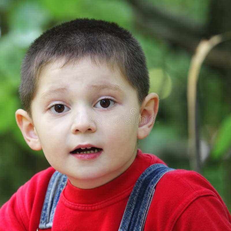 Intent Listening Facial Expression Stock Image - Image of open, people ...