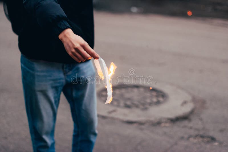 Intentional arson stock photo. Image of away, global - 178928362