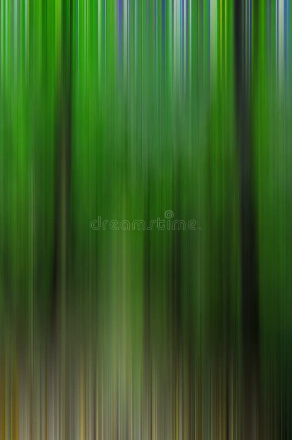 Intentional Camera Movement Landscape with Trees Stock Illustration ...