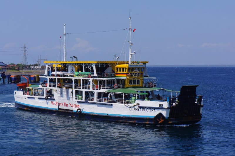 Inter-island ferry editorial image. Image of bali, java - 45337650