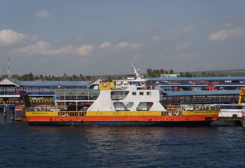 Inter-island ferry editorial stock image. Image of java - 45337944