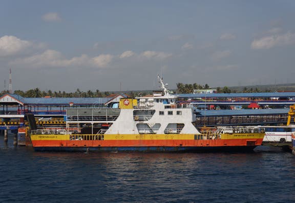 Inter-island ferry editorial stock image. Image of java - 45337944